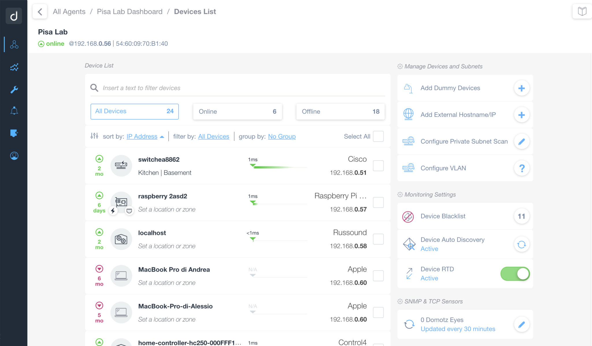 Automated Discovery and Inventory - Domotz Help Center
