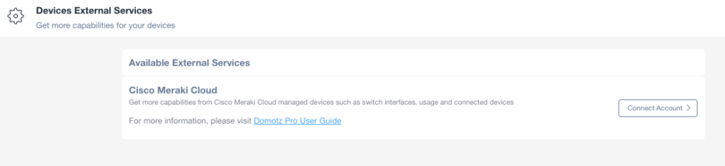 Domotz Cisco Meraki Integration - Setting up Domotz with Cisco Meraki