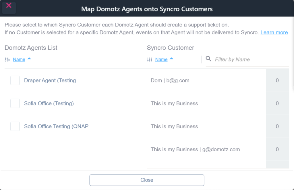 Domotz Syncro Integration - Setting up Domotz with Syncro PSA
