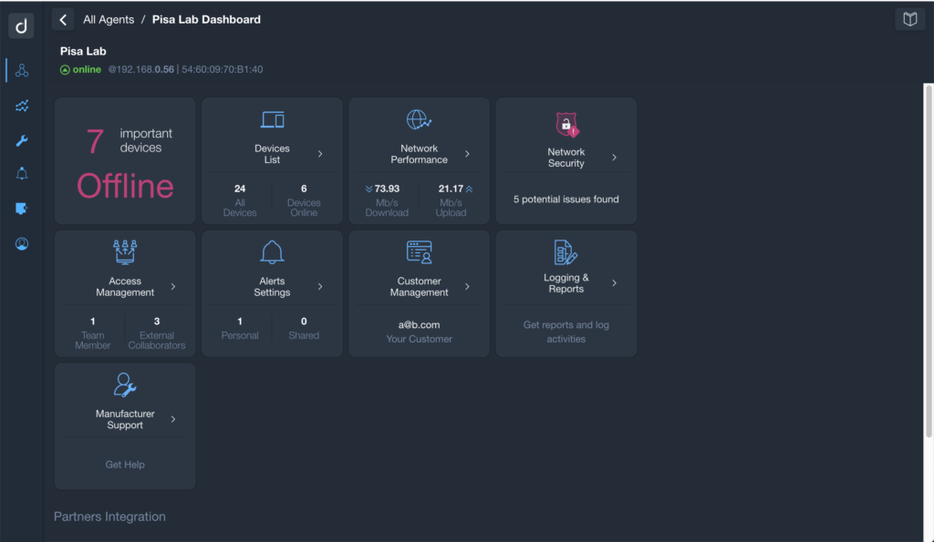 Dashboards and Global Search - Fast and Easy Access to your networks