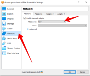 Installing Domotz Network Monitoring System on Virtual Box