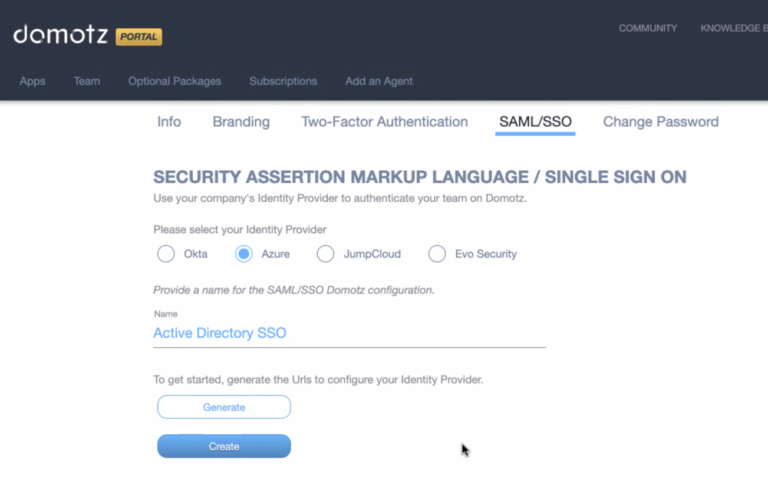 How to Configure SAML/SSO Authentication