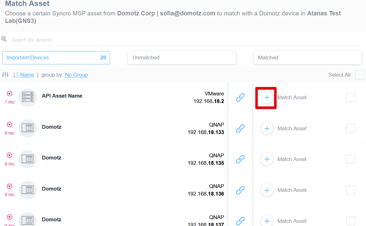 Domotz Syncro Integration - Configure the Integration Domotz Syncro Integration - Configure the Integration
