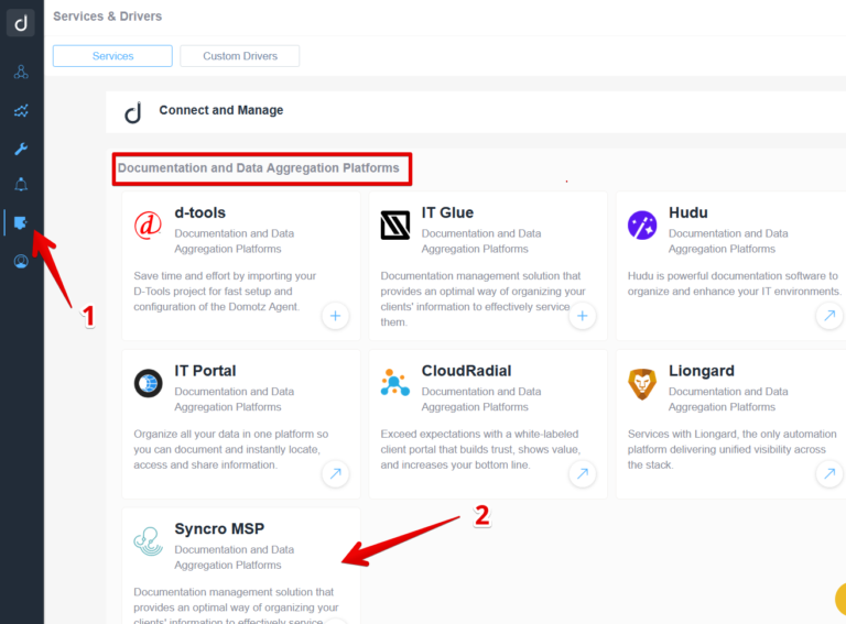 Domotz Syncro Integration - Configure the Integration Domotz Syncro Integration - Configure the Integration