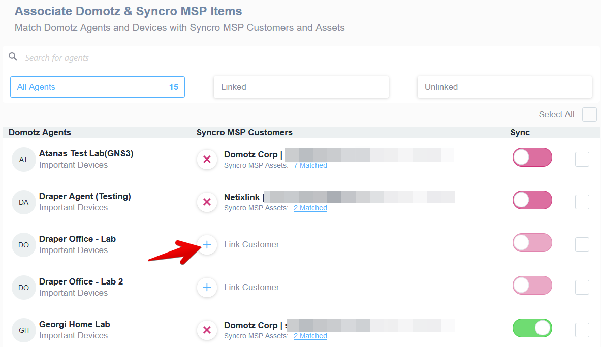 Domotz Syncro Integration - Configure the Integration Domotz Syncro Integration - Configure the Integration