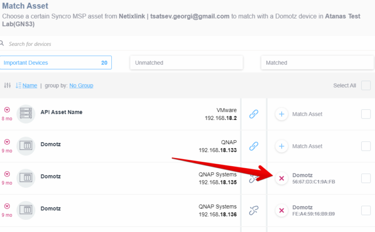 Domotz Syncro Integration - Configure the Integration Domotz Syncro Integration - Configure the Integration
