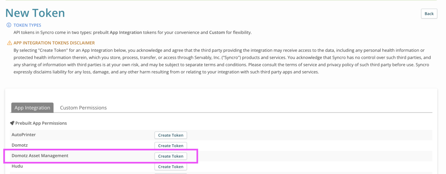 Domotz Syncro Integration - Configure the Integration Domotz Syncro Integration - Configure the Integration