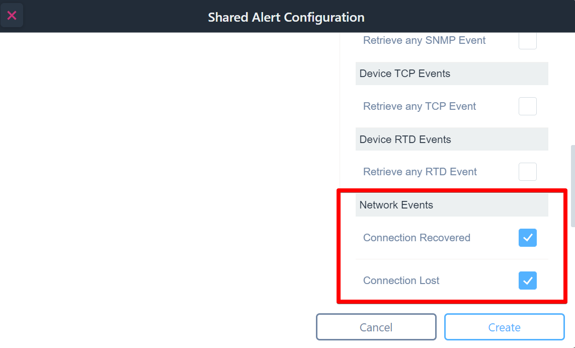 Shared Alert Events for Network Monitoring and Management
