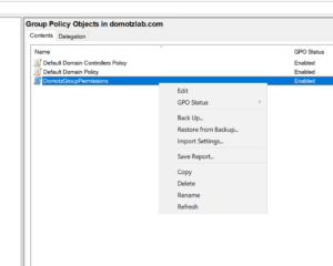 Enable WINRM with AD (Active Directory) GPO (Group Policy) - Domotz ...