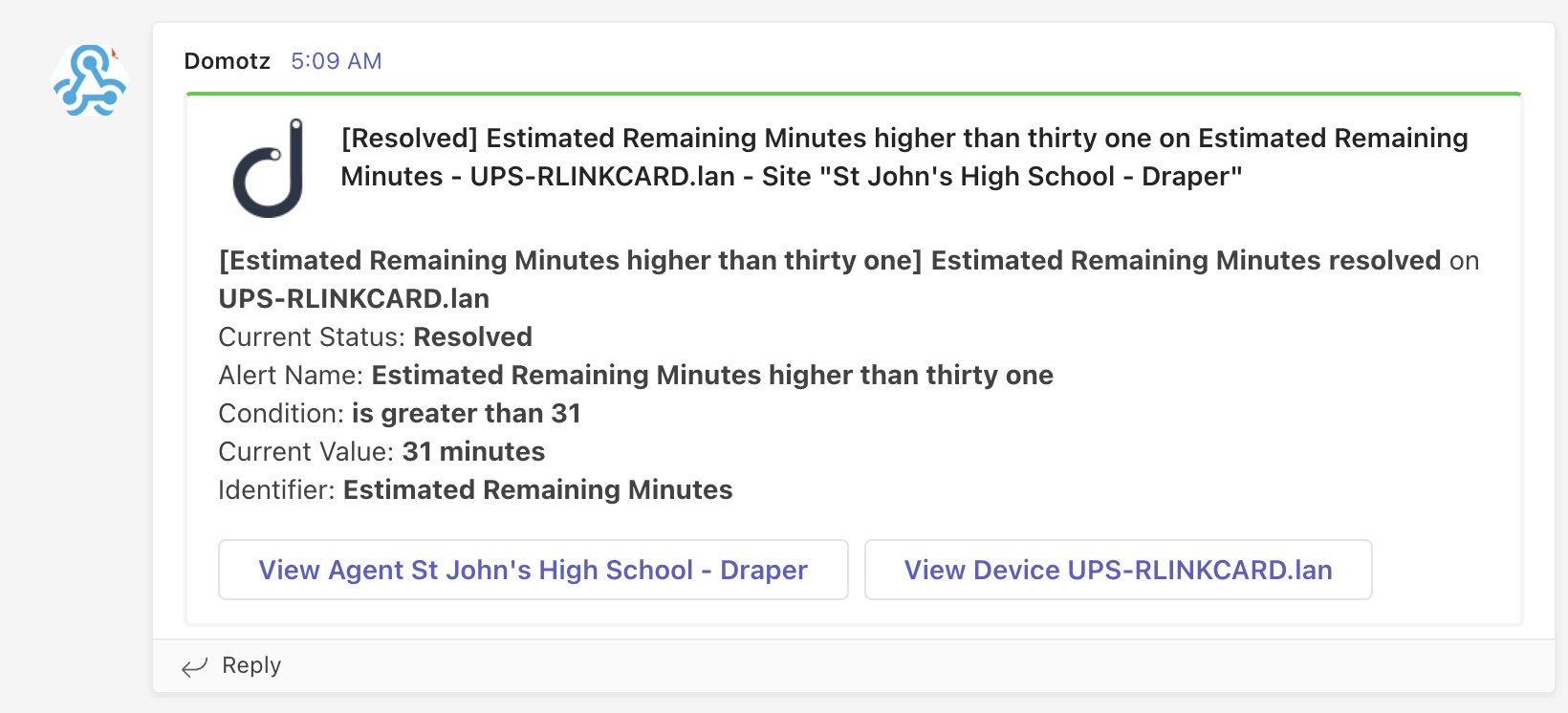 Alerts on SNMP sensors, OS monitoring and custom drivers