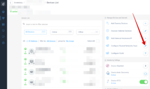 Configure an External Routed Subnet Scan (Routed Network)