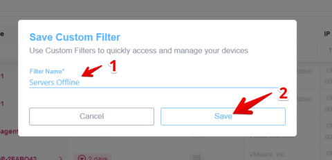 Custom Filters - How to use them on Domotz