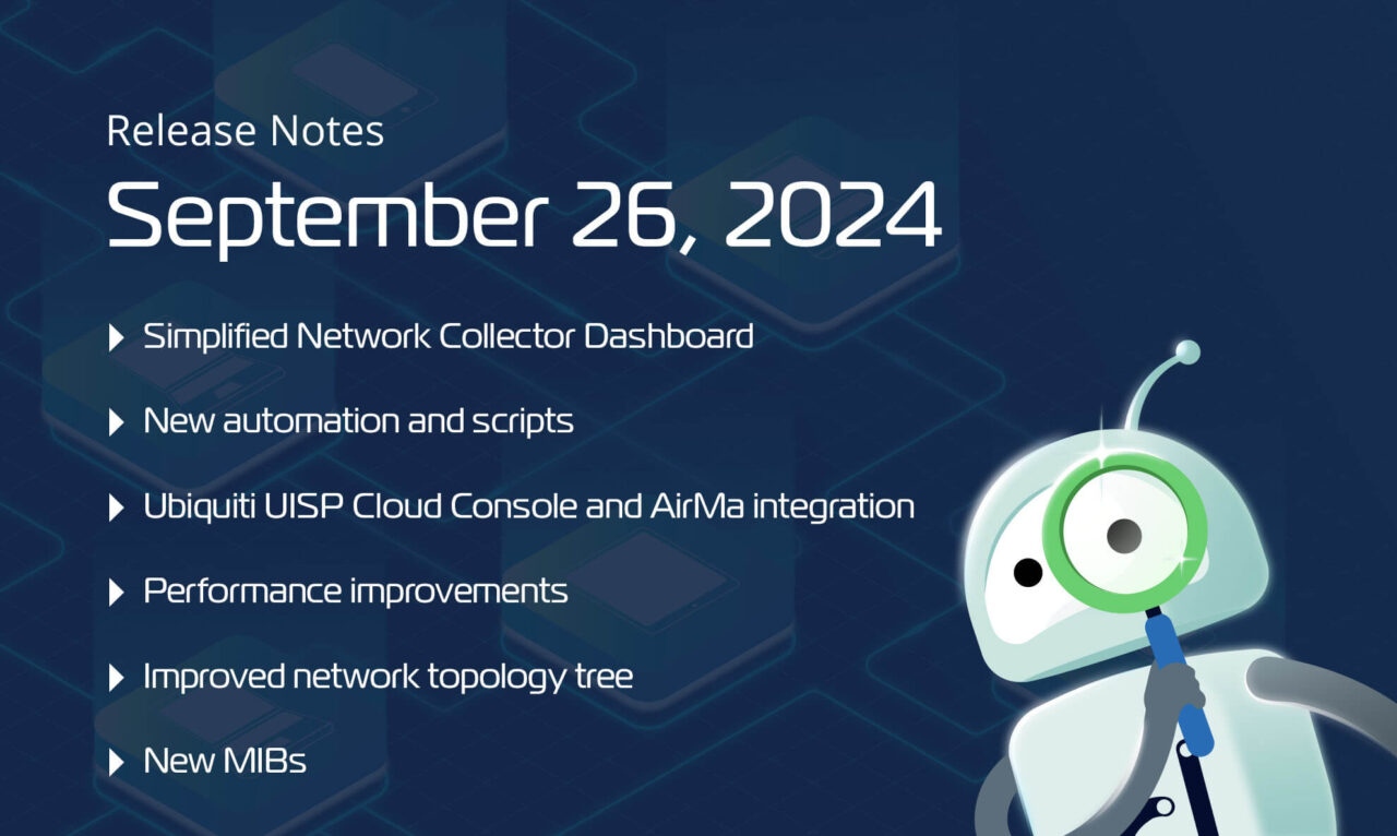 New collector dashboard, new scripts for VMware ESXi , and more.