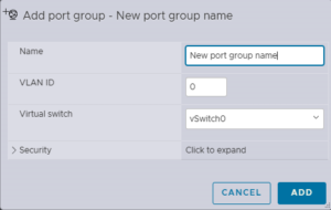Configuring VLANs on VMware ESXi - Domotz Help Center